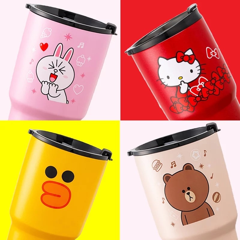 【優惠價買2件$500】Hello Kitty X Line Friends 陶瓷真空/ 不鏽鋼杯保溫保冰杯