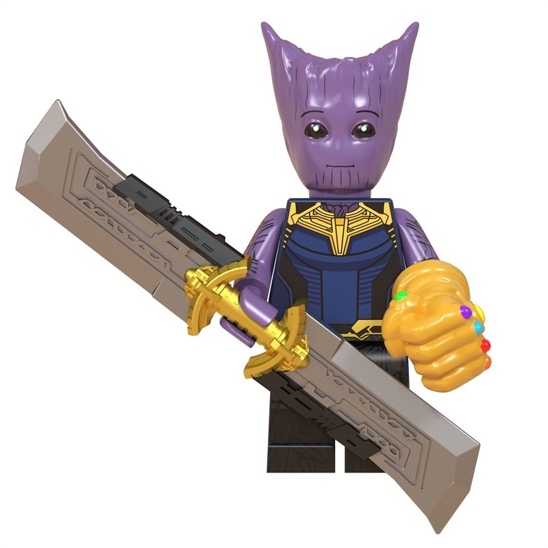 Groot x Thanos Super Heroes Custom Minifig