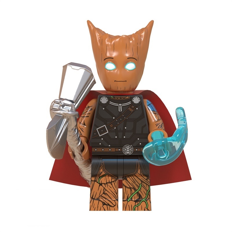 Groot x Thor Super Heroes Custom Minifig