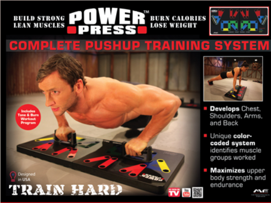 Power Press Push Up 多功能掌上壓訓練器