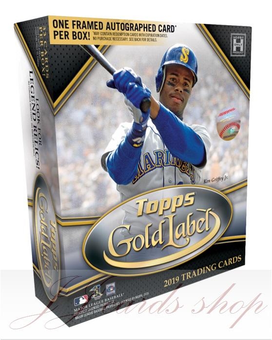 MLB 2019 Topps Gold Label 棒球卡 卡盒 (金商標 金屬框 卡面親簽 系列! )