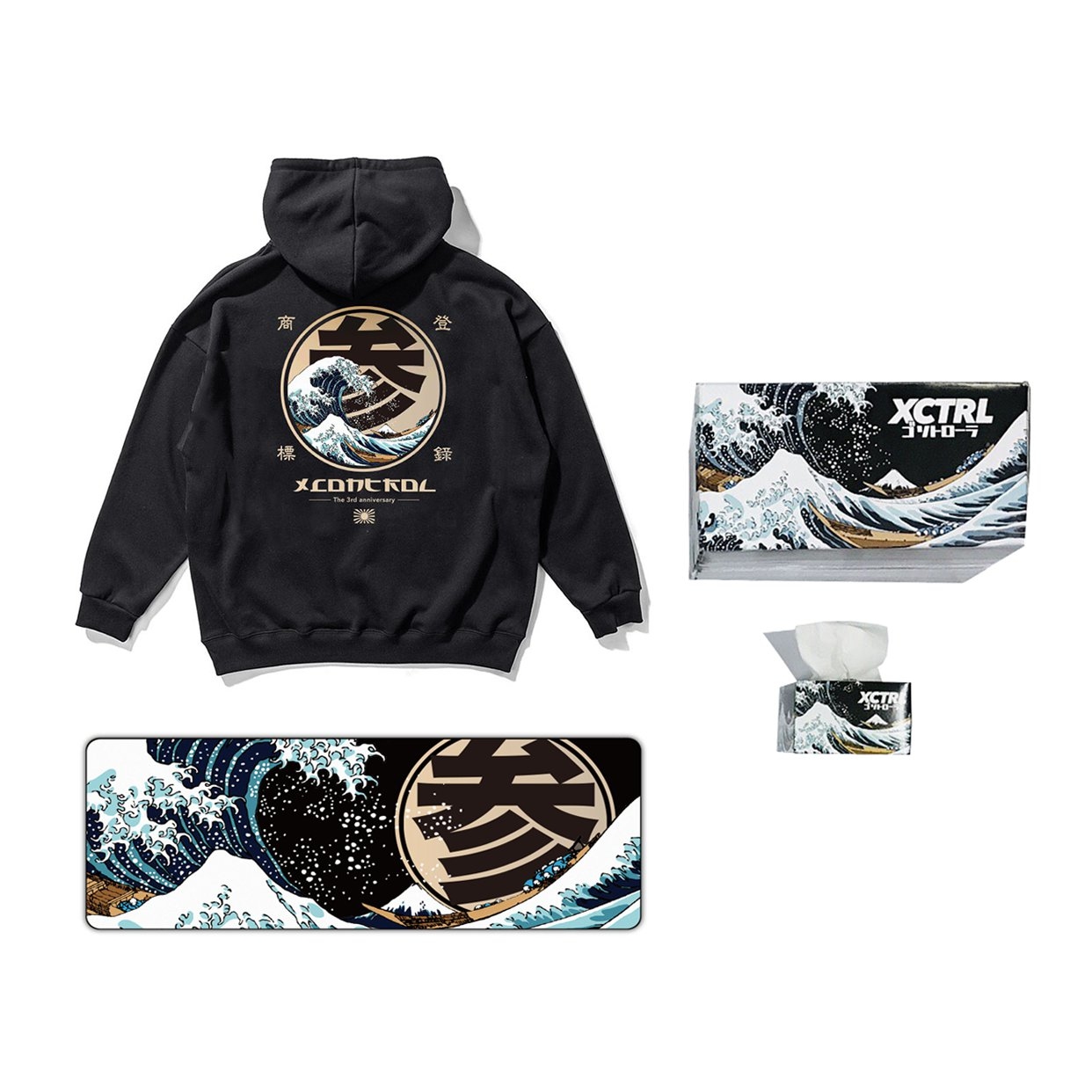 XCTRL 三週年秋冬神奈川海浪箱(限量300箱)