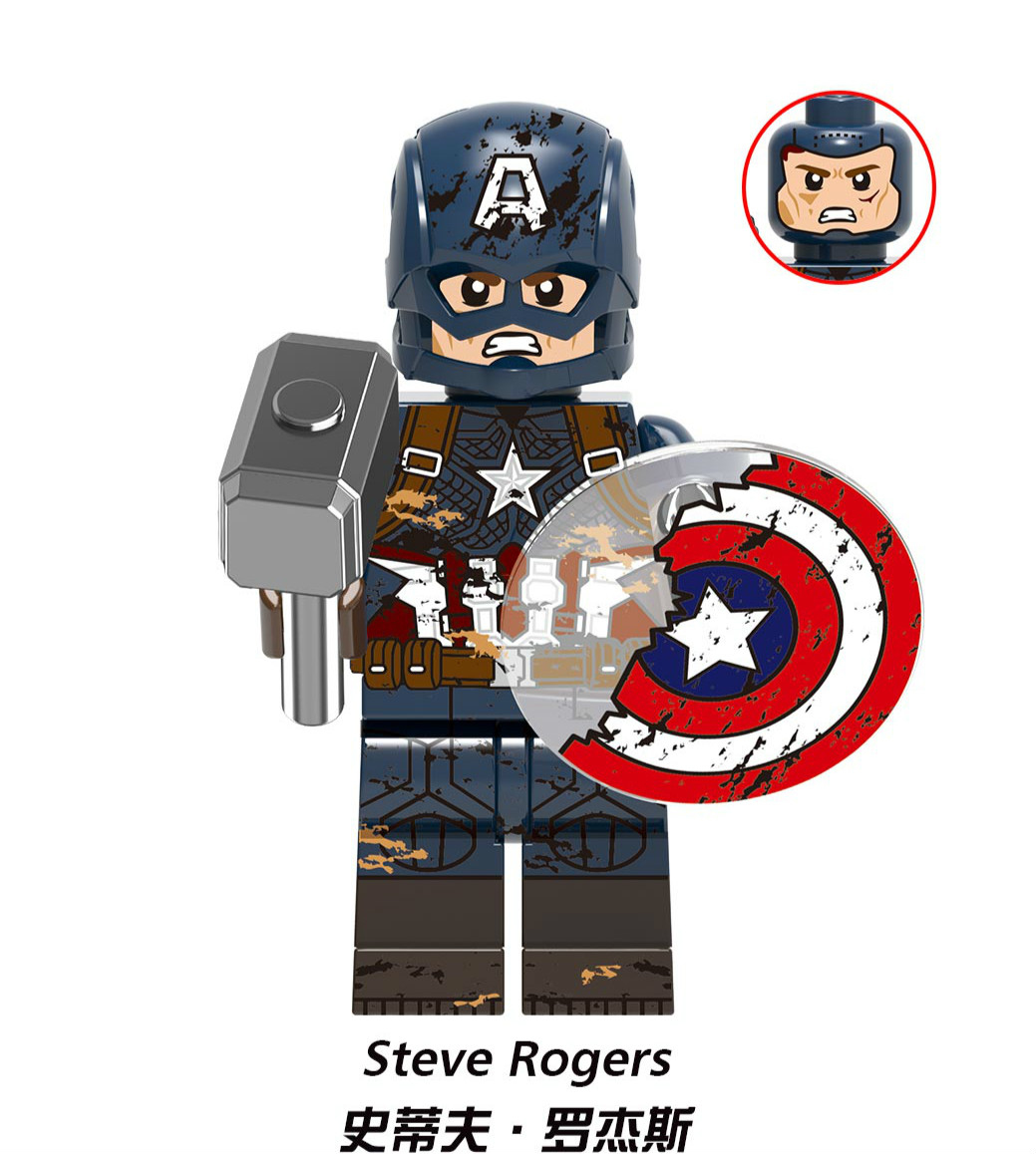 Captain America Custom Minifigs Fit Lego