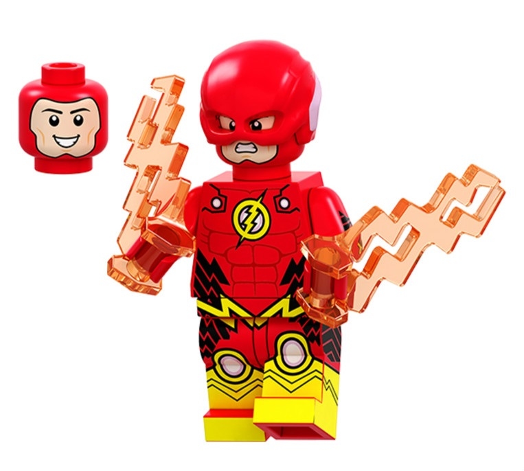 Flash Custom Minifig Minifigures Fit Lego