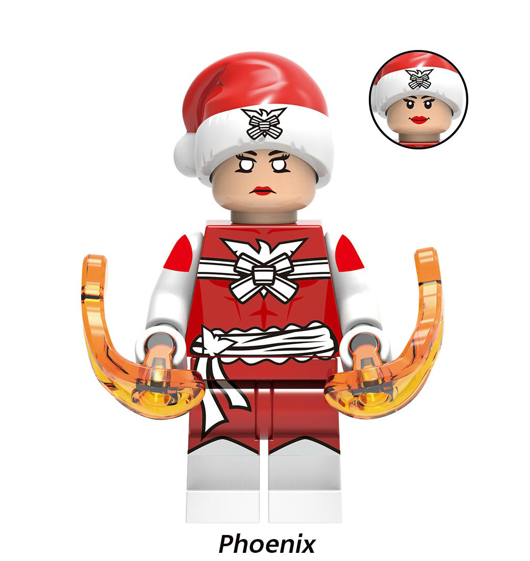 Christmas phoenix Minifig Minigfigures Fit Lego