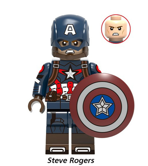 Captain America Custom Minifigs Fit Lego
