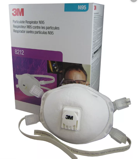 3M" 8212 N95 Particulate Welding Respirator Mask with F