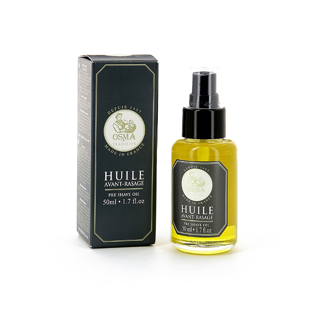 CONQUEST｜法國頂級修容品牌OSMA，深層滋潤肌膚Pre Shave Oil 鬍鬚軟化油