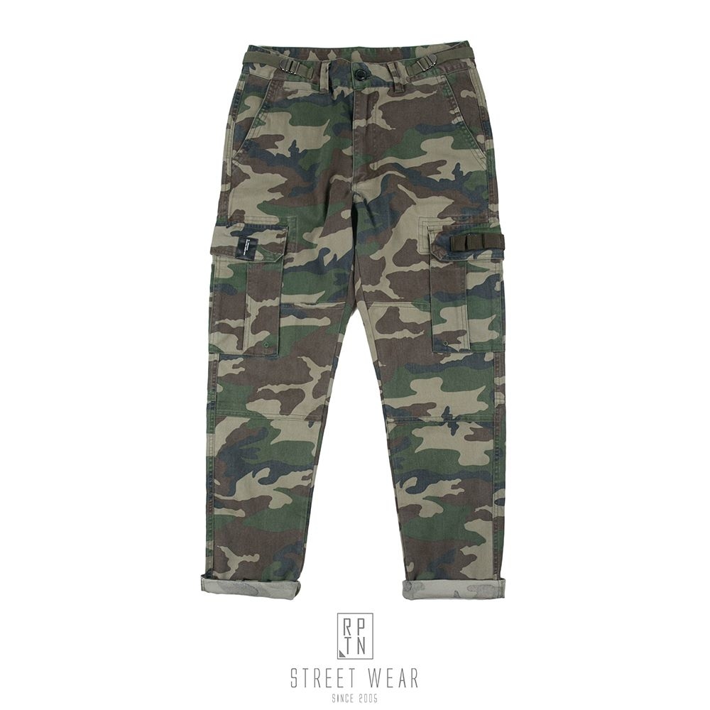 REPUTATION Camouflage Work pants / C-PT.FW - 雙口袋迷彩工作褲
