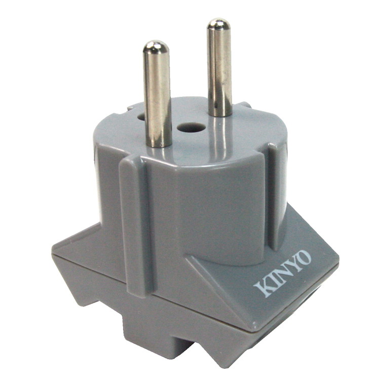 【KINYO】旅行萬用3面轉接頭(J-38)
