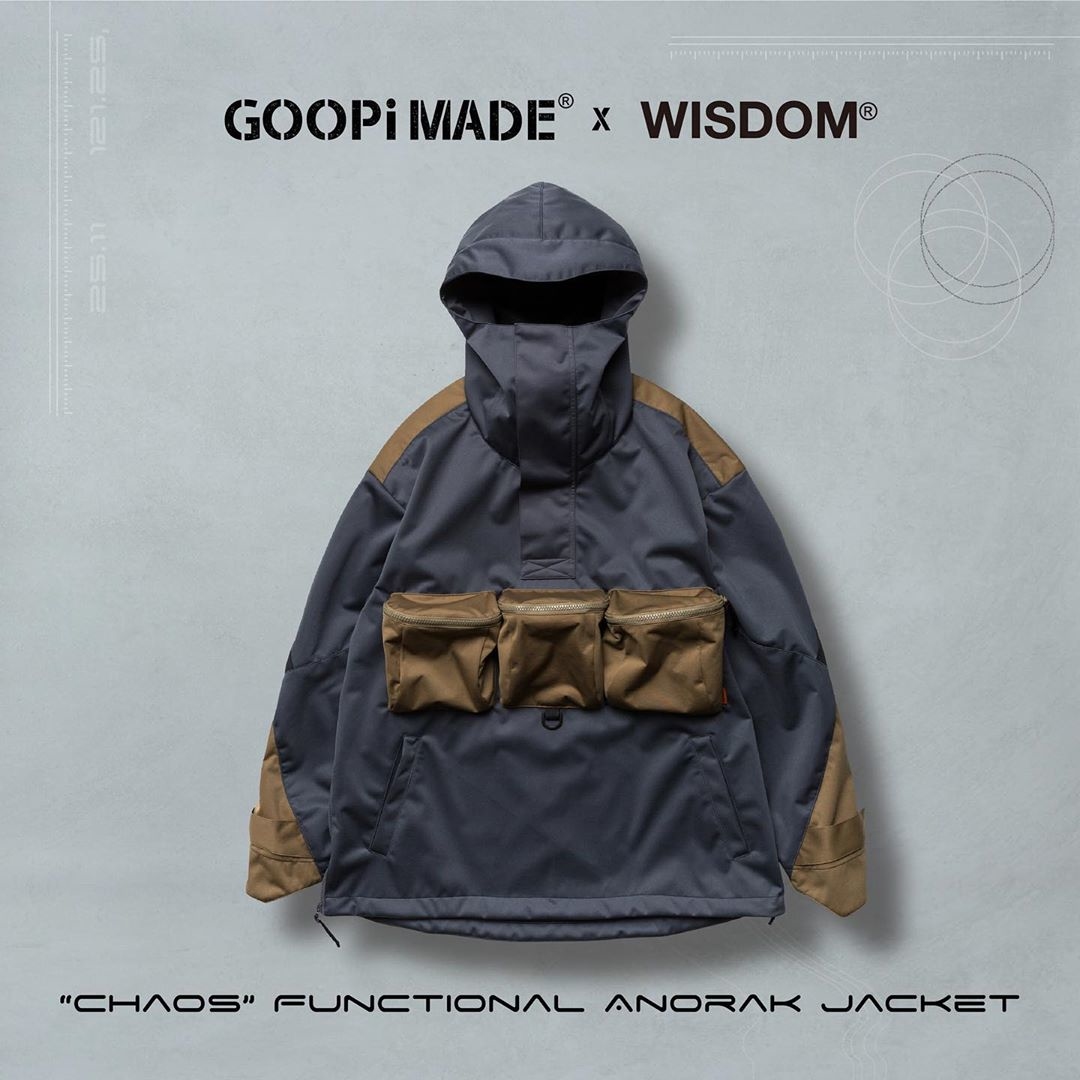 GOOPiMADE x WISDOM CHAOS Functional Anorak Jacket - Mus