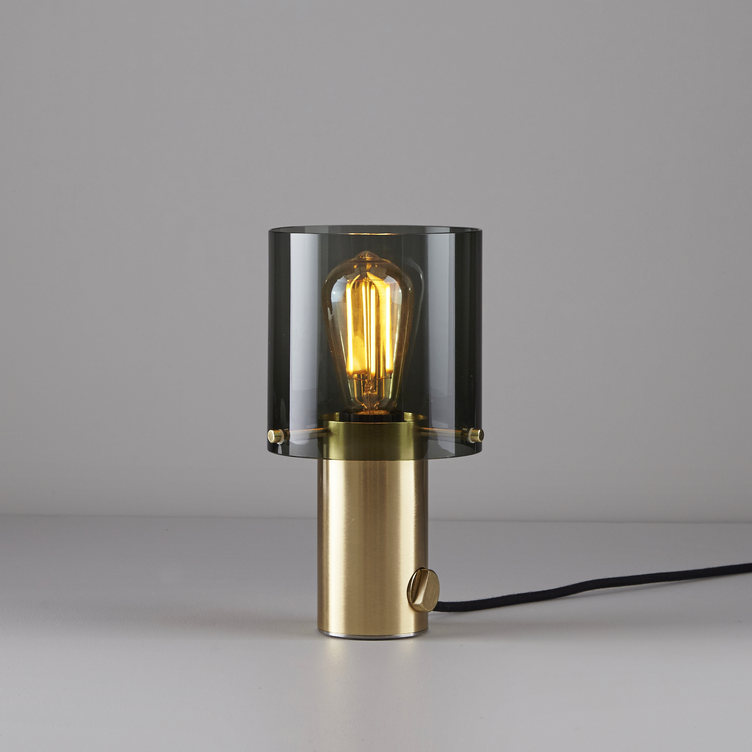 Walter Table Light - Size 1 (Anthracite & Brass)