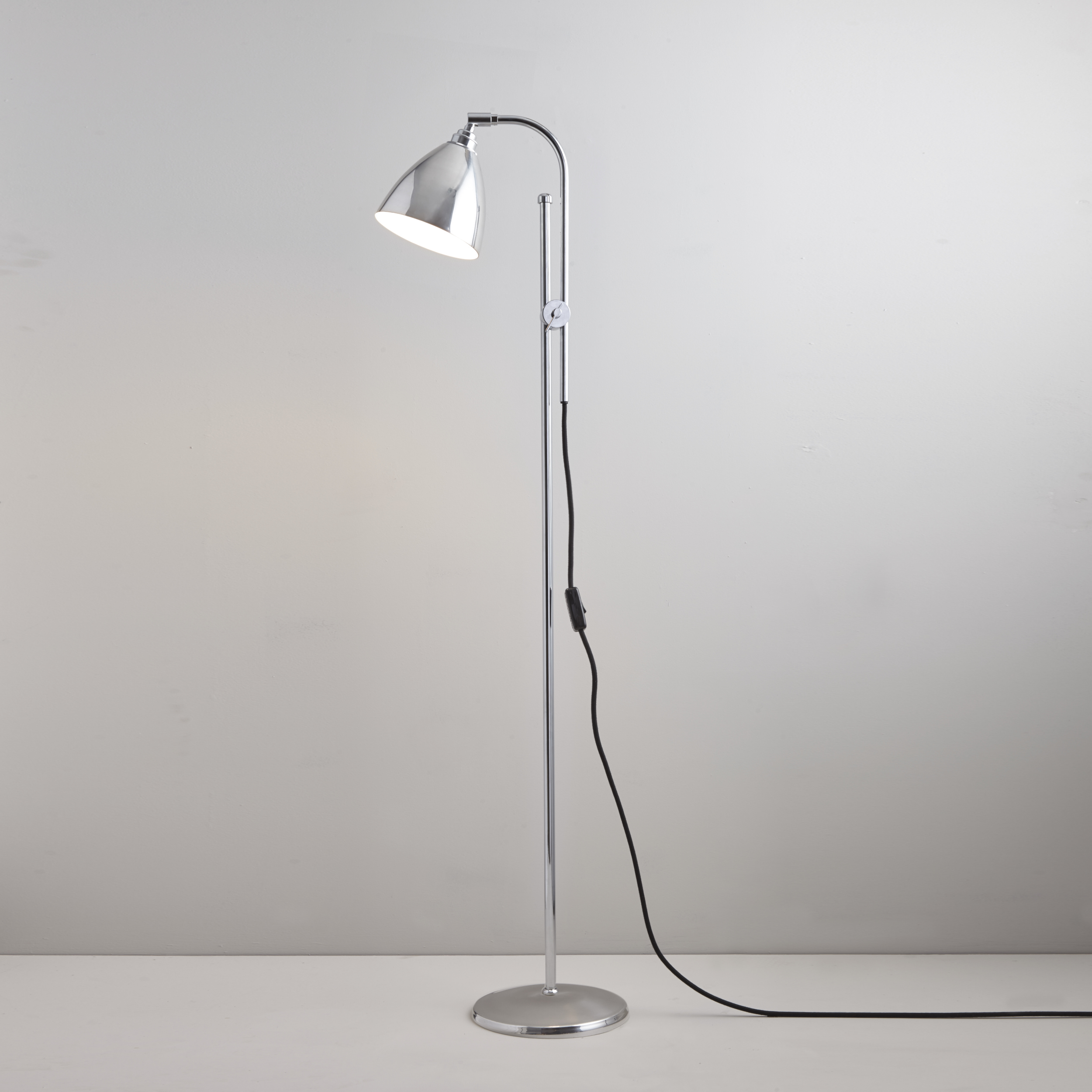 Task Floor Light - (Polished Aluminium)