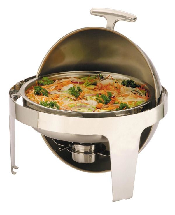 Round Shaffing Dish Stainless S/S Shape Roll top