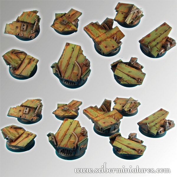 Platforms round bases set1 25mm