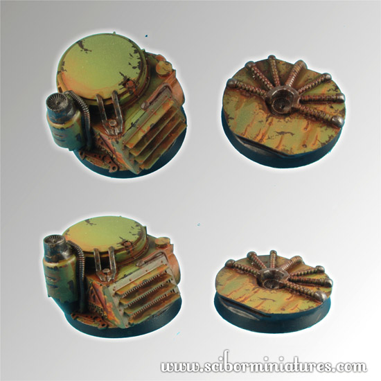 Platforms 40mm round bases set2