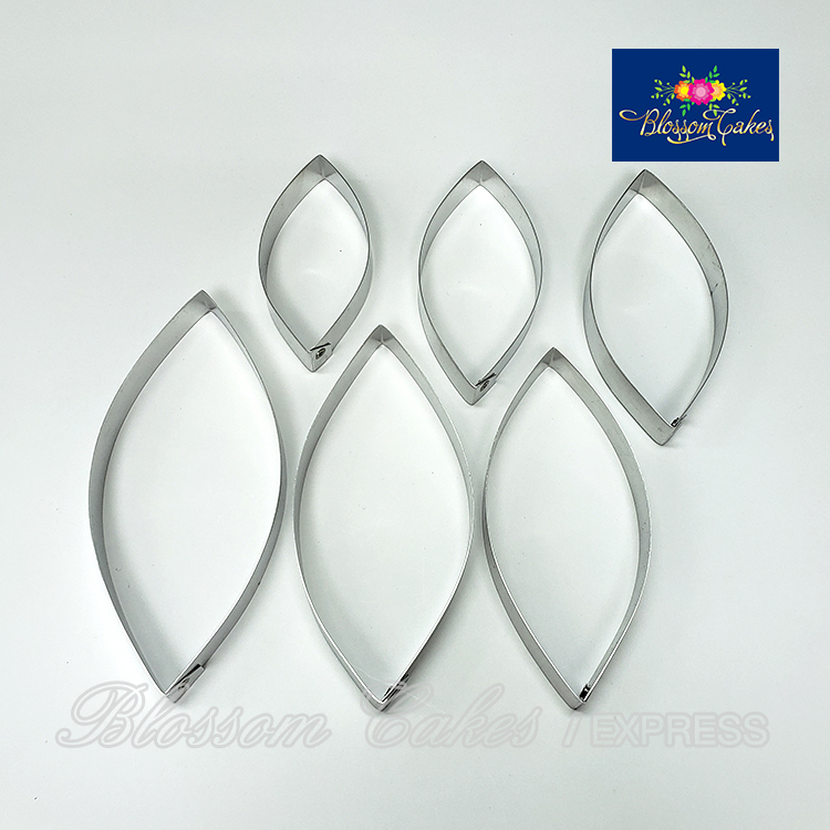 Lotus Petal Cutters, Set of 6