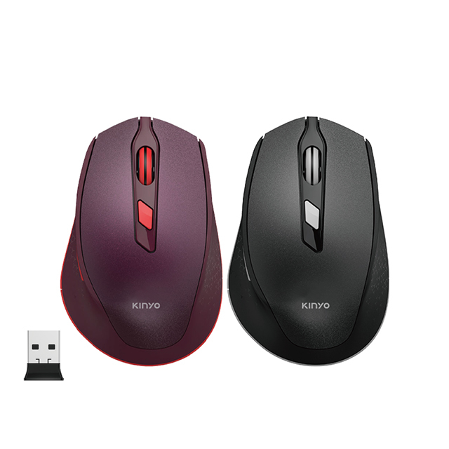 【KINYO】2.4GHz無線靜音滑鼠 (GKM-917)