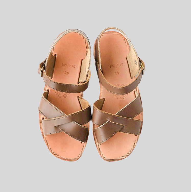 Vintage France military Sandals / SC-1009