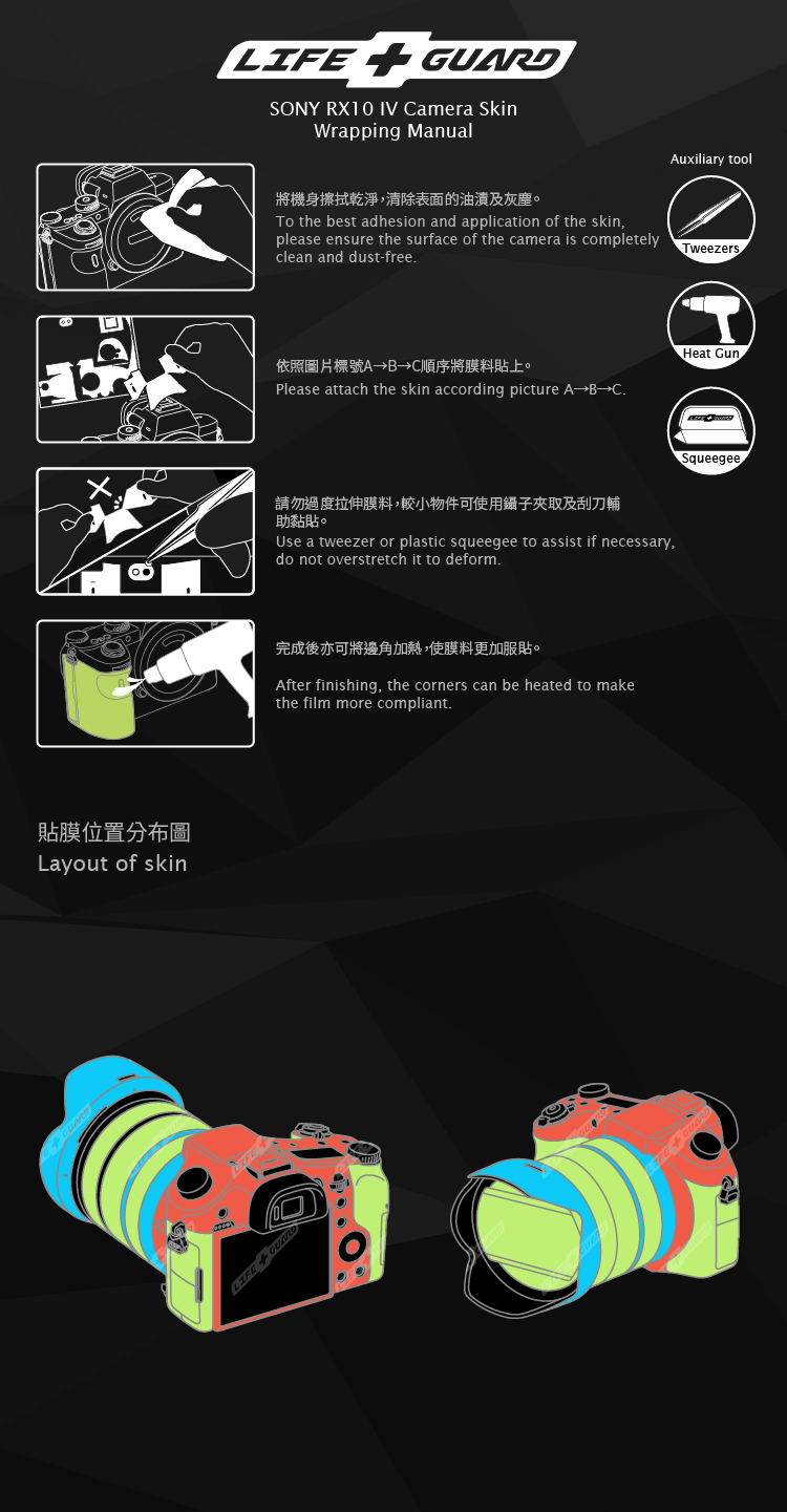 LIFE+GUARD - SONY RX10 IV M4 Camera Skin