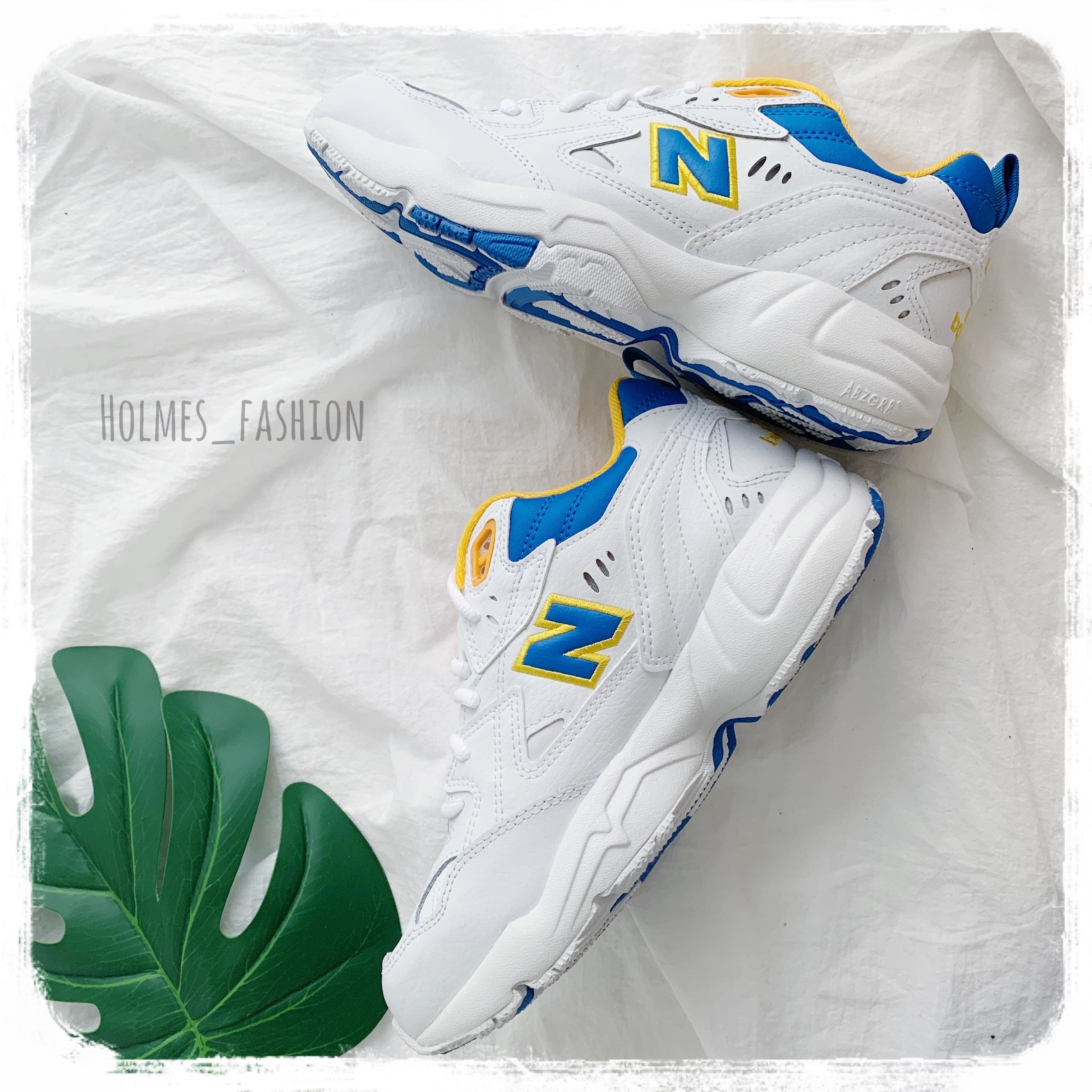 NEW BALANCE 608 NB 608 白藍黃 老爹鞋 厚底增高 復古運動鞋