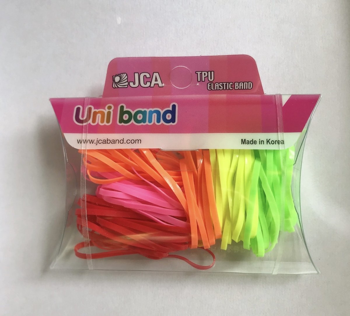 Uniband - 韓國簡約不傷髮高彈力橡皮筋_彩色