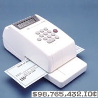 Max EC-30A 電動支票機 - 日本名牌 , 10位數字, 單貨幣