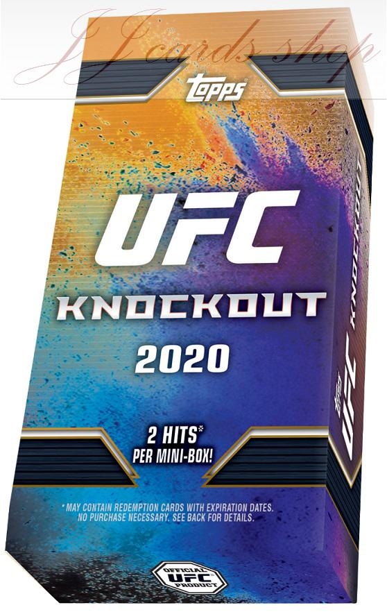 UFC 2020 Topps Knockout 格鬥拳擊 收藏卡 卡包 一小盒 ( 每包平均有2張 簽名或用品