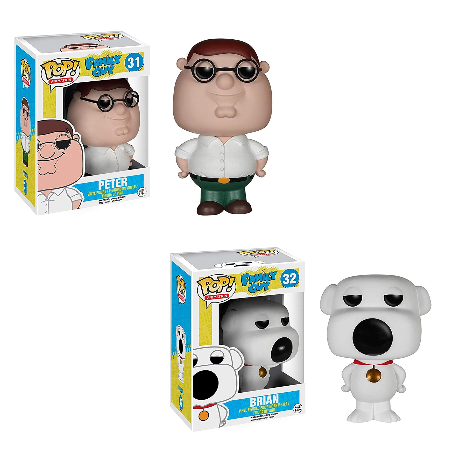 Funko Pop! 動畫: 蓋酷家庭 Family Guy Peter Brian