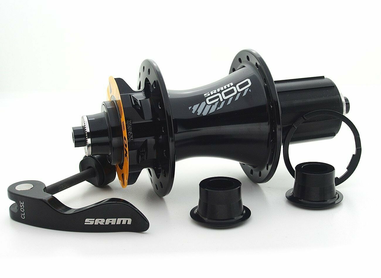 SRAM 900 32H Rear Disc Hub A1 w/ QR & Thru Axle Caps fo