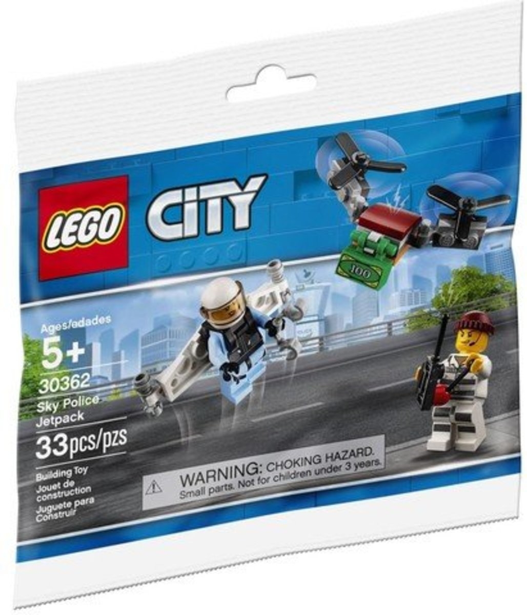 Lego 30362 Sky Police Jetpack空中警察 飛行裝大戰無人機