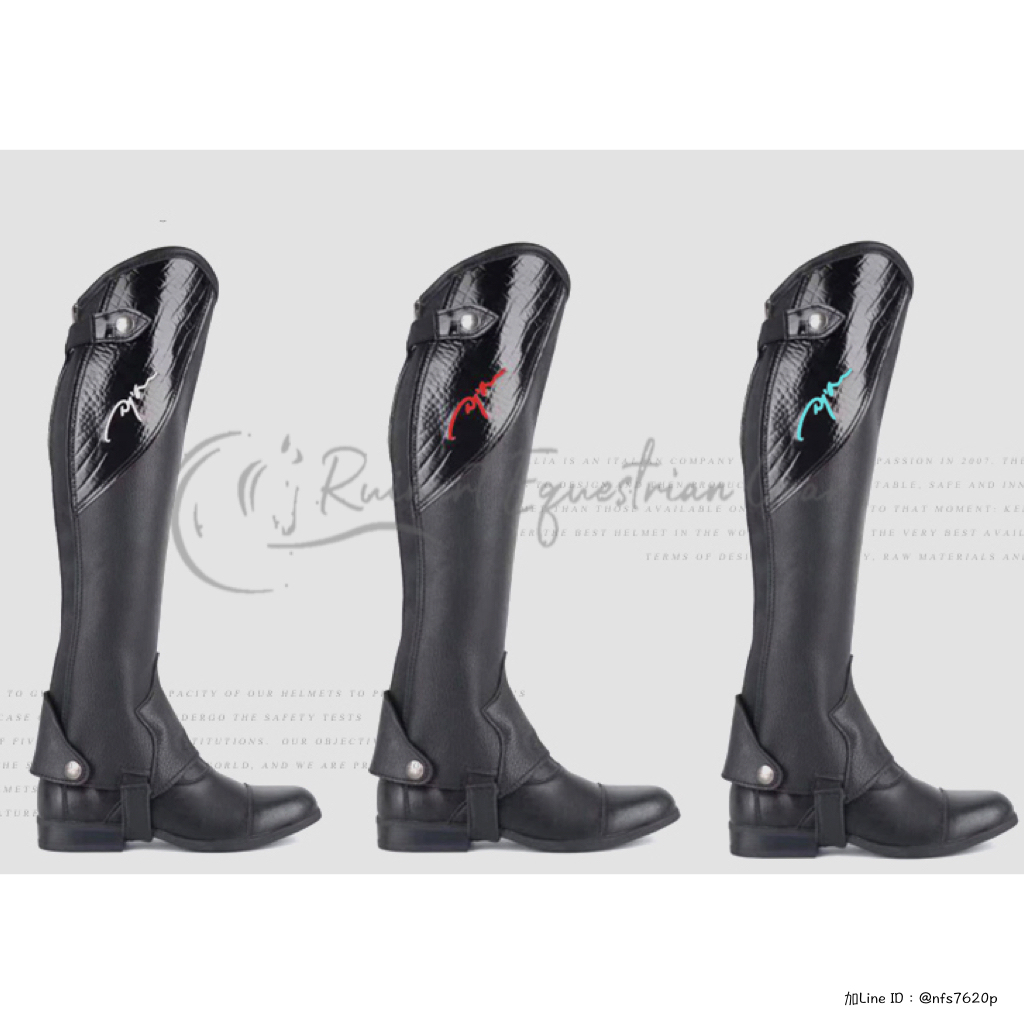 Dyon亮色LOGO亮面壓紋綁腿