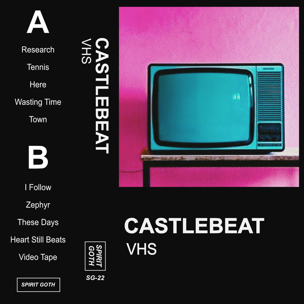 CASTLEBEAT 美國獨立音樂人 VHS (2018) 原裝CD專輯 / 黑膠唱片｜海肯零七 Jr.
