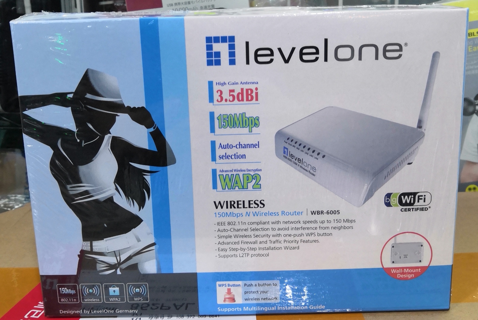 LEVEL1ONE WBR-6005 150MBPS ROUTER