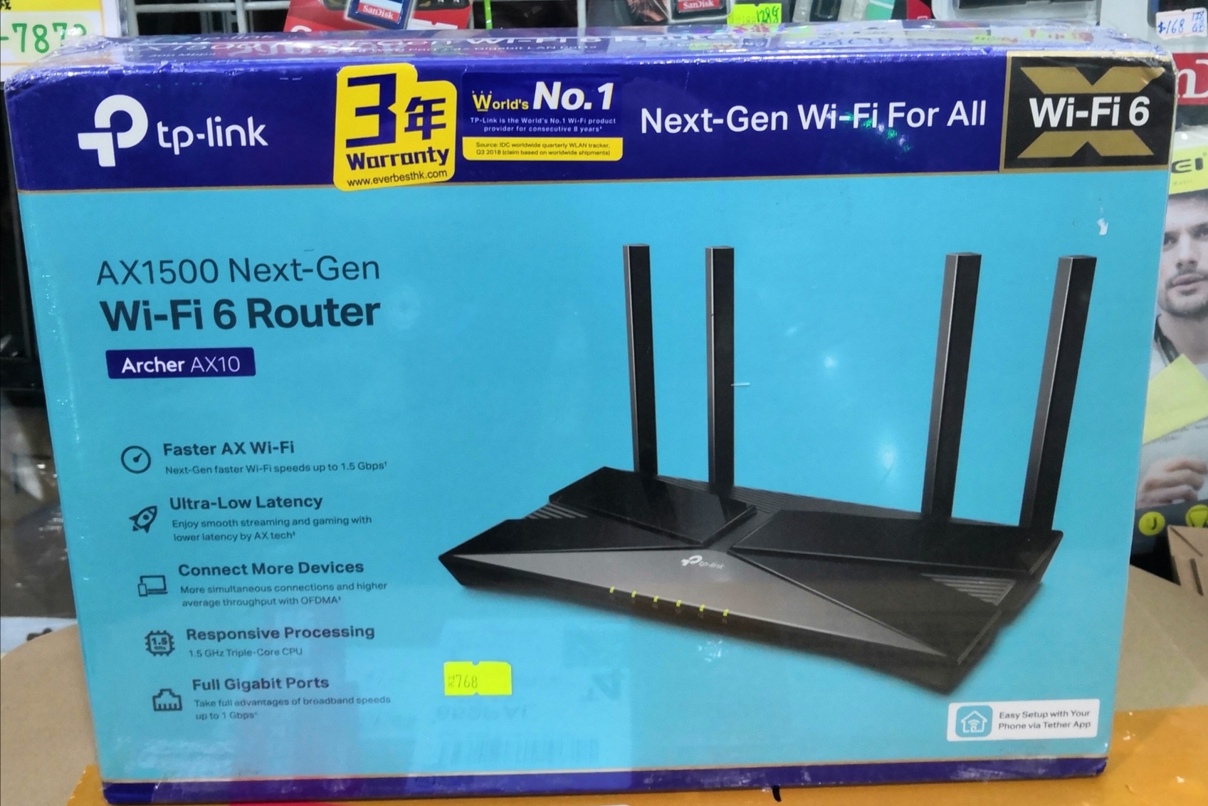 TP LINK ARCHER AX10 WIFI 6 ROUTER
