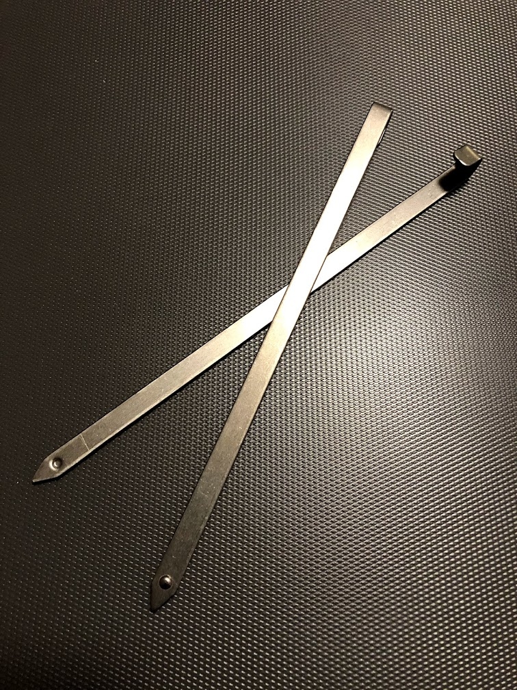 一組兩支鈦合金支撐棒 Set of Two TITANIUM Firesticks