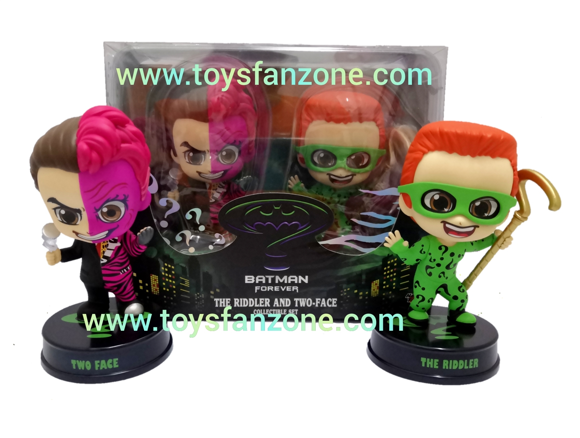Hot Toys Batman Forever The Riddler Two-Face Cosbaby