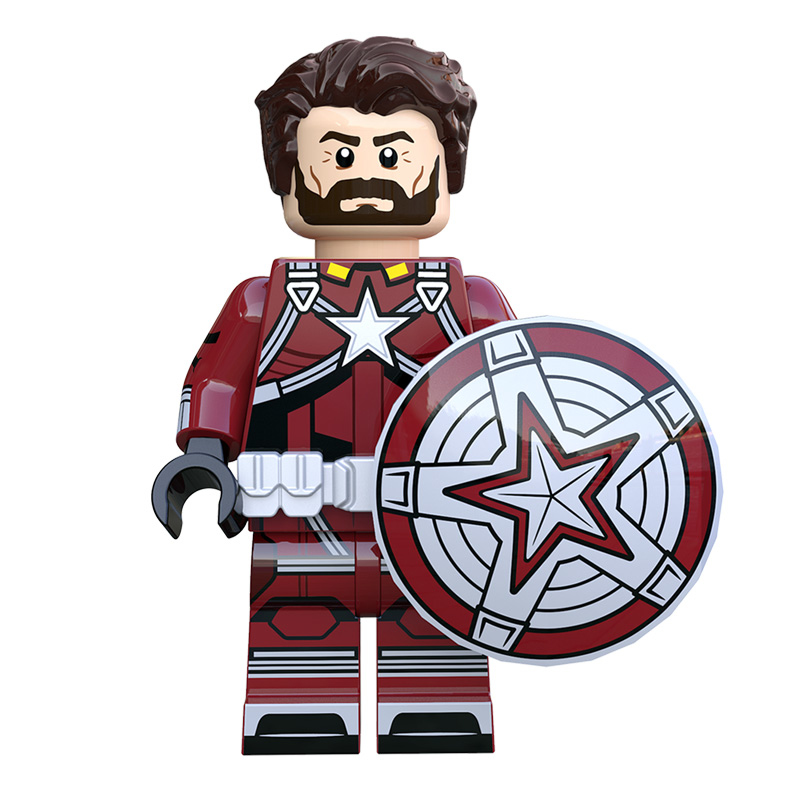 Red Guardian Super Heroes Custom Minifigs Fit Lego