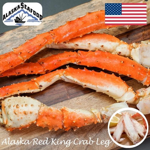 Alaska Frozen Cooked Red King Crab Leg 9-12, Item no.: