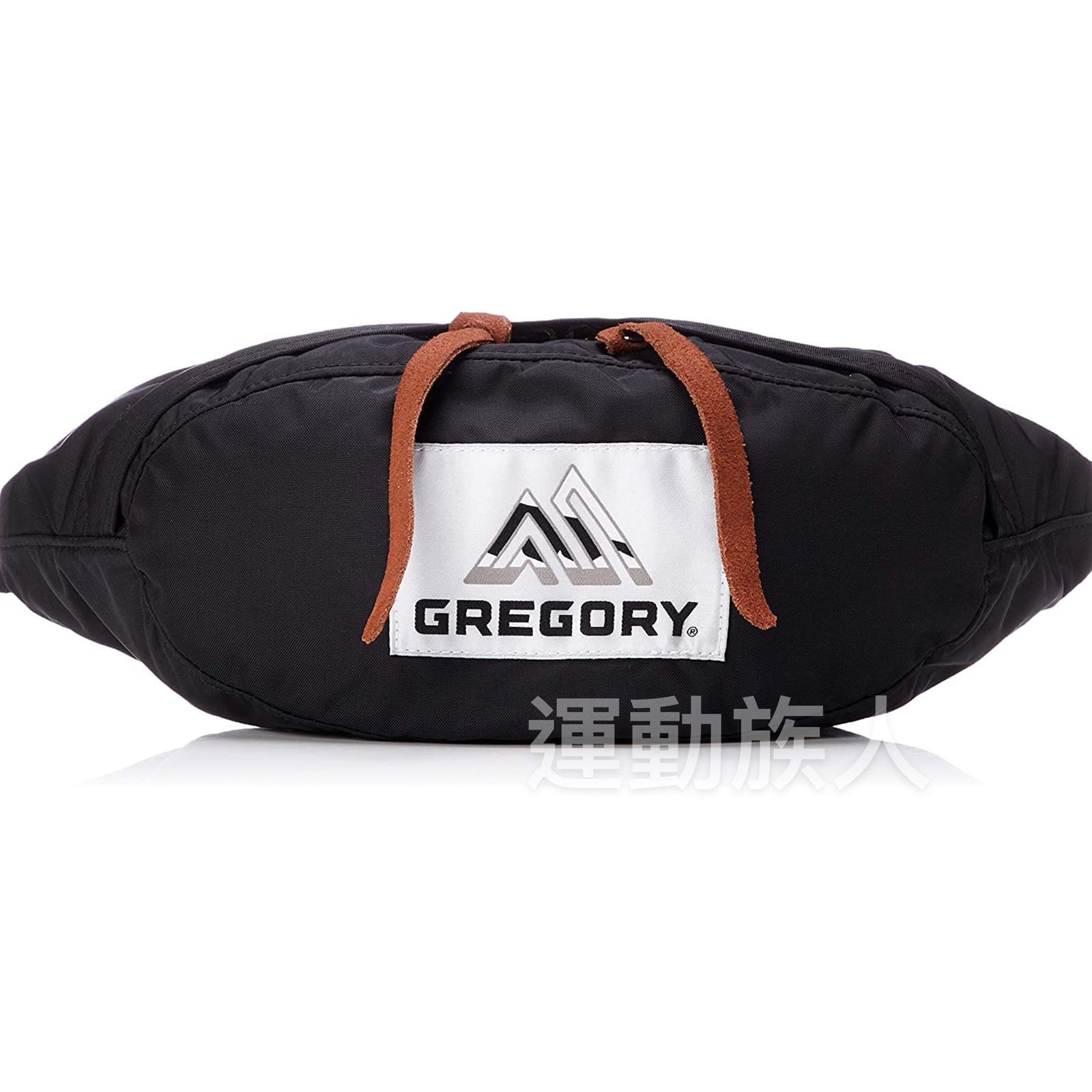 【運動族人】2.5L GREGORY TAILRUNNER 黑色 大 logo 斜孭 / 腰袋