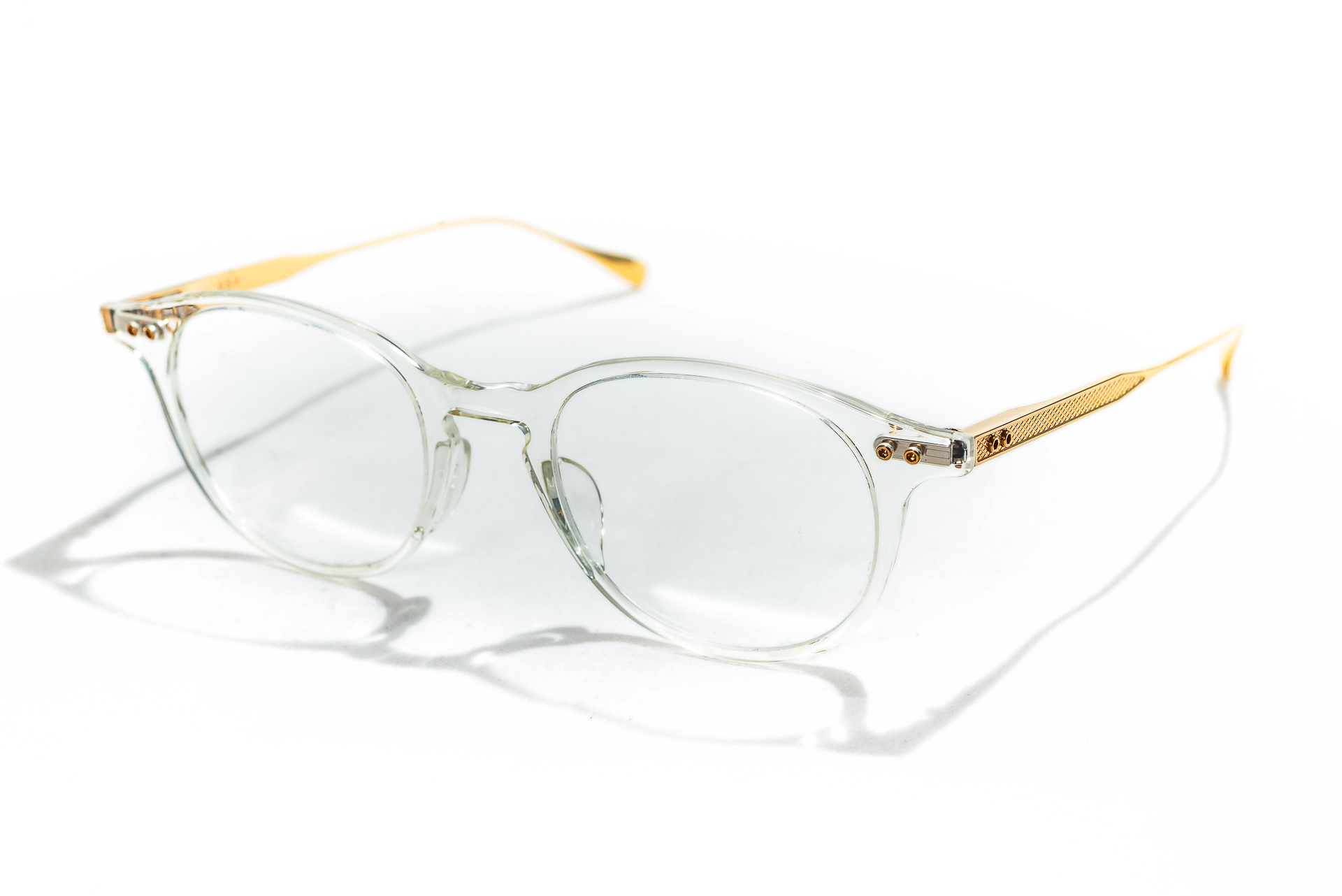 ASH-DRX-2073-H-CLR-GLD-49-AF- The New Black Optical