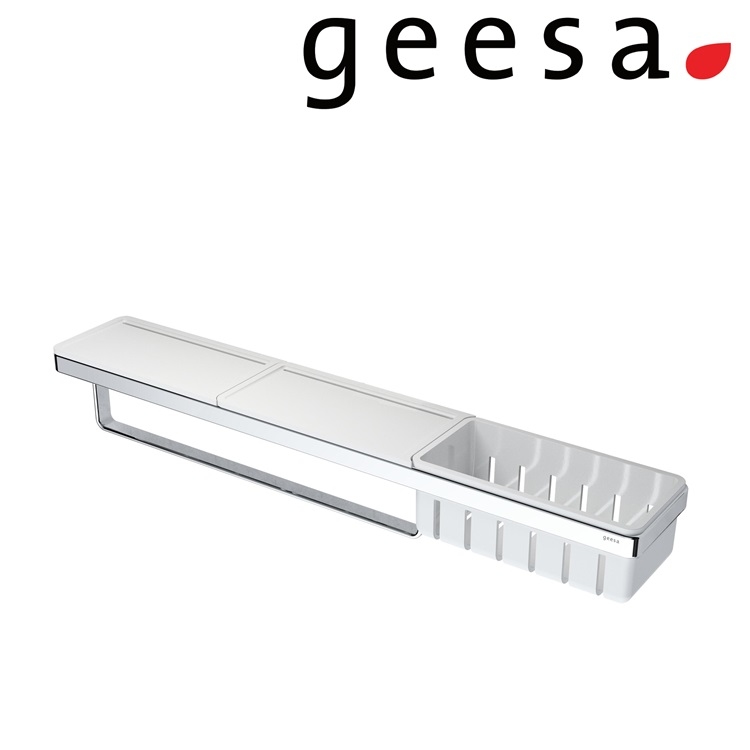 Geesa "Frame" 918854-02-630 630mm Shelf with towel r...