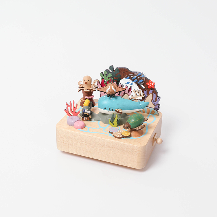 【海洋潛水】搖擺轉架音樂盒．潛水｜來趣遊大海｜知音文創線上商店