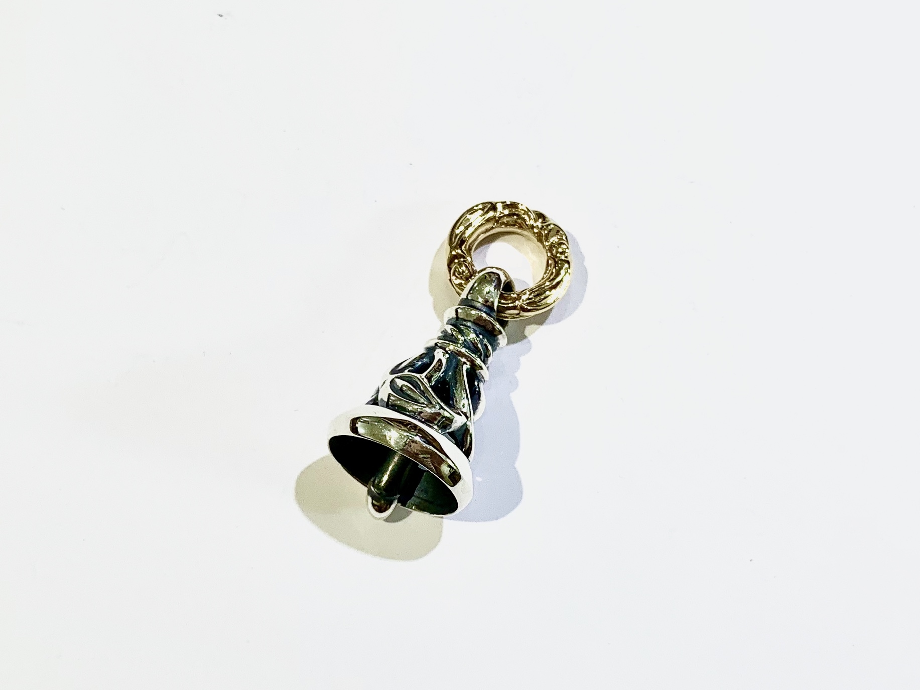 Crane Bell with 18K Yellow Gold Ring