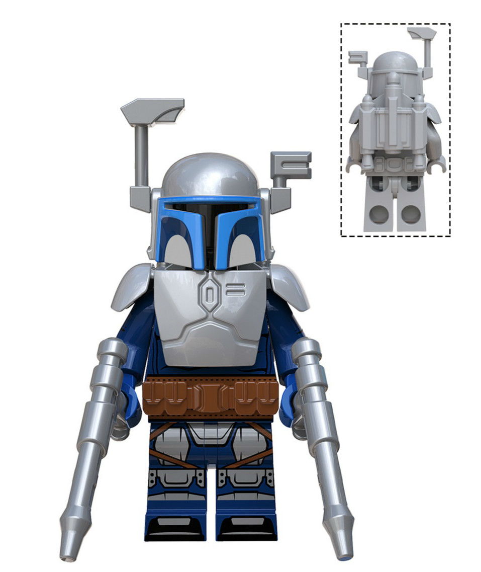 Jango Fett Star Wars Minifigs Minifigure Fit Lego