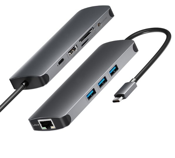 【Accstore】 多功能9合1 USB Type-C 擴充器｜MacBook Pro ｜HDMI 4K