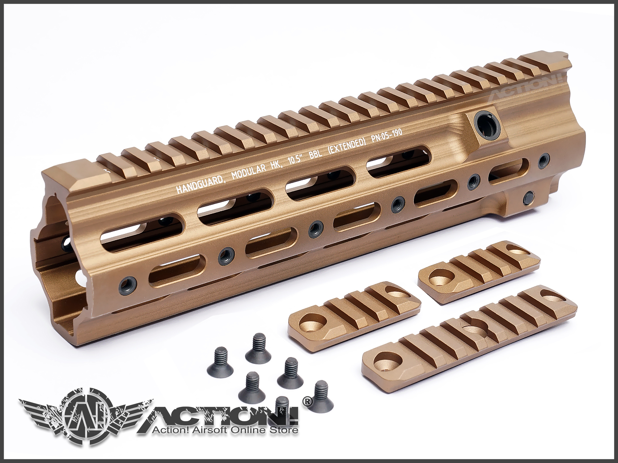 Z-Parts - G-Style SMR HK 戰術魚骨/軌道系統 (10.5" 沙色)