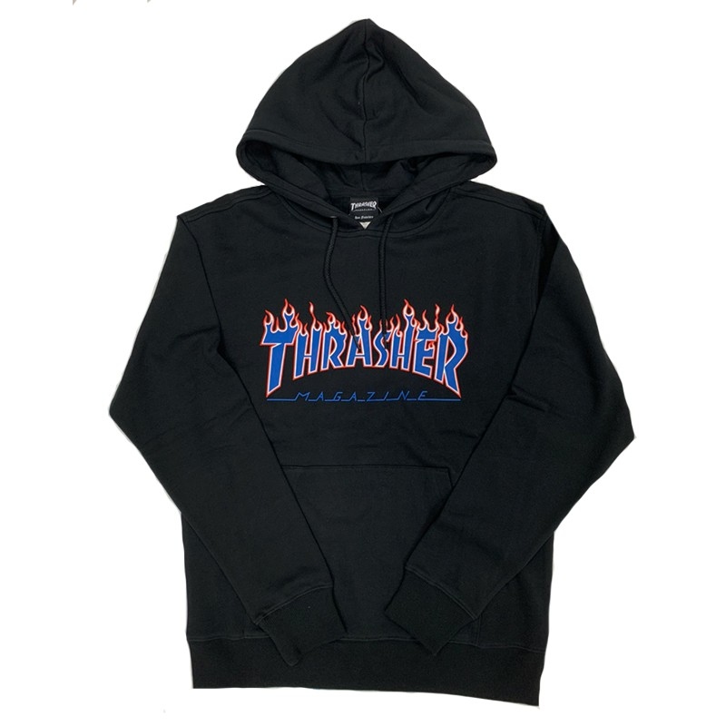 Thrasher Blue Flame Hooded Sweatshirt