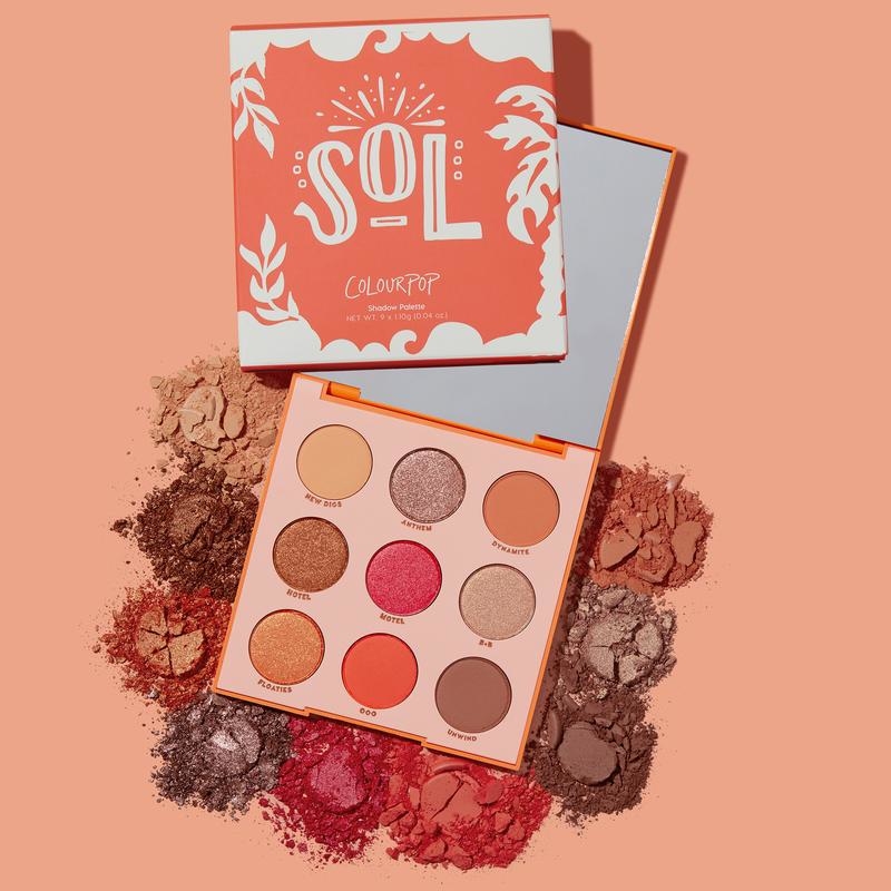 COLOURPOP SOL Pressed Powder Shadow Palette