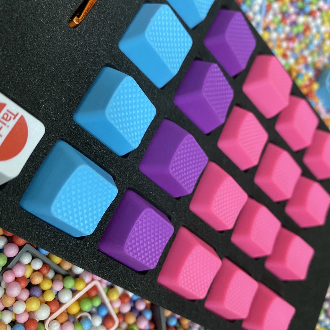 Tai-hao Blank Rubber Gaming Keycap Set 20PCS
